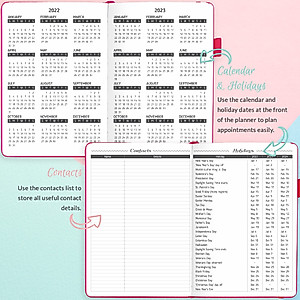 GoGirl Salon Appointment Book – Reservation Book for Beauty Salons, Spas, Hair Stylists, Estheticians – Appt Booking Planner, 7x10″ (Hot Pink)
