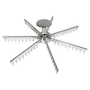 Royal Industries Pie Marker, Cast Aluminum, 7 Cut, Silver, Commercial Grade