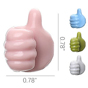 WAYUTO 12Packs Adhesive Hooks for Hanging Wall Decor Small Silicone Sticky Wall Hooks Damage Free Cord Holder Cute Hand Shape Utility Shower Hooks Hanger for Office Kitchen Bathroom