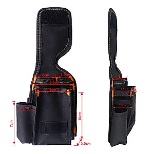 Wolfteeth Vapor Case Vape Accessories Vapor Pouches for Travel Vapor Supplies Vape Organized Vape Bag Fits Tank Holder Vaporizer Holster Black (Case Only) 1180