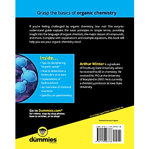 Organic Chemistry I For Dummies (For Dummies (Math & Science))