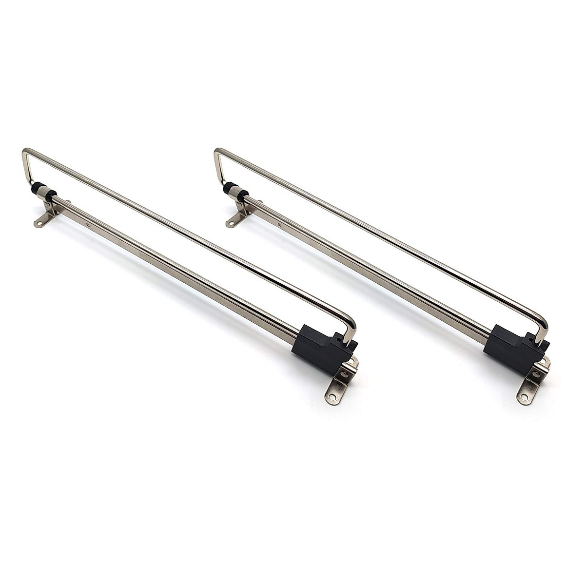 Addlike Clothes Hanger,2-Pack,Closet Pull Out Valet Rod 14" Pull-Out Closet Valet Rod Nickel Plated with Mounting Screws