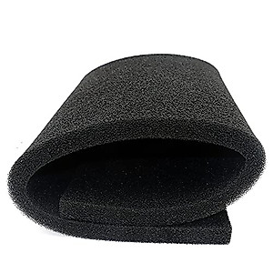 Aquafa Aquarium Filter Sponge Large Pad, Cut-to-fit Foam Course for Fish Pong, Fish Tank 30 PPI (32x16x1 inch)