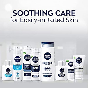 Nivea Men Sensitive Body Wash with Bamboo Extract, 3 Pack of 16.9 Fl Oz Bottles