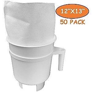 (20 Pack) Cold Brew Coffee Filters, 12" x 13" Compatible With Leading Cold Brew Coffee Makers