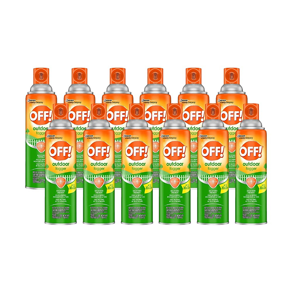 OFF! Backyard Yard Deck Spray, Pack-12, Multicolor
