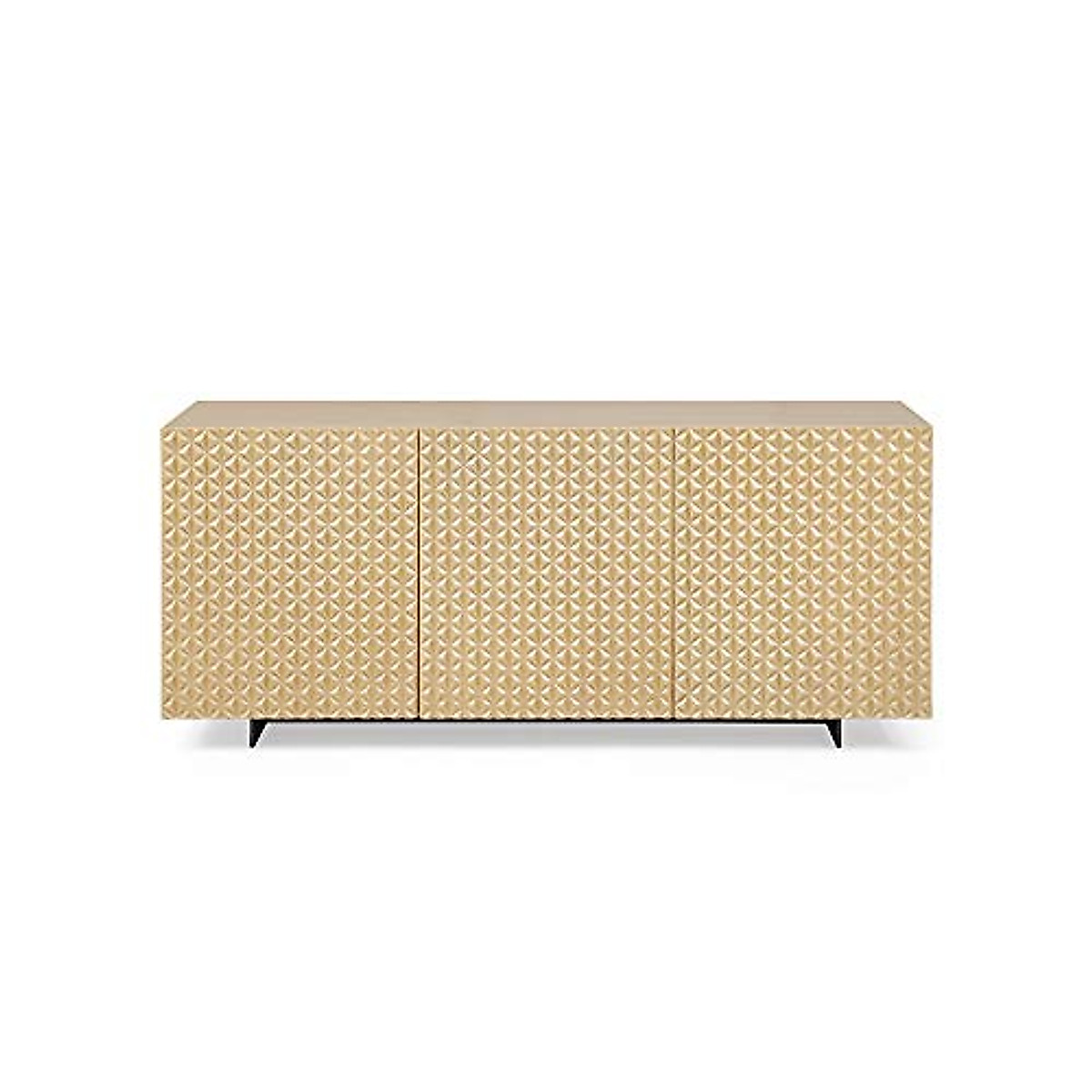 Whiteline Modern Living Harper Buffet, Large, Gold