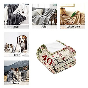 40th Birthday Gifts for Women 1982 Blanket 40 Year Old Birthday Gifts for Women Turning 40 Unique 40th Birthday Gifts for Her Funny 40th Birthday Decorations for Women Him Wife Sister Mom Friends