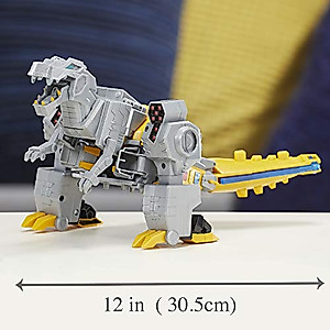 Transformers Toys Cyberverse Action Attackers Ultimate Class Grimlock Action Figure - Repeatable Seismic Stomp Action Attack - for Kids Ages 6 & Up, 11.5"