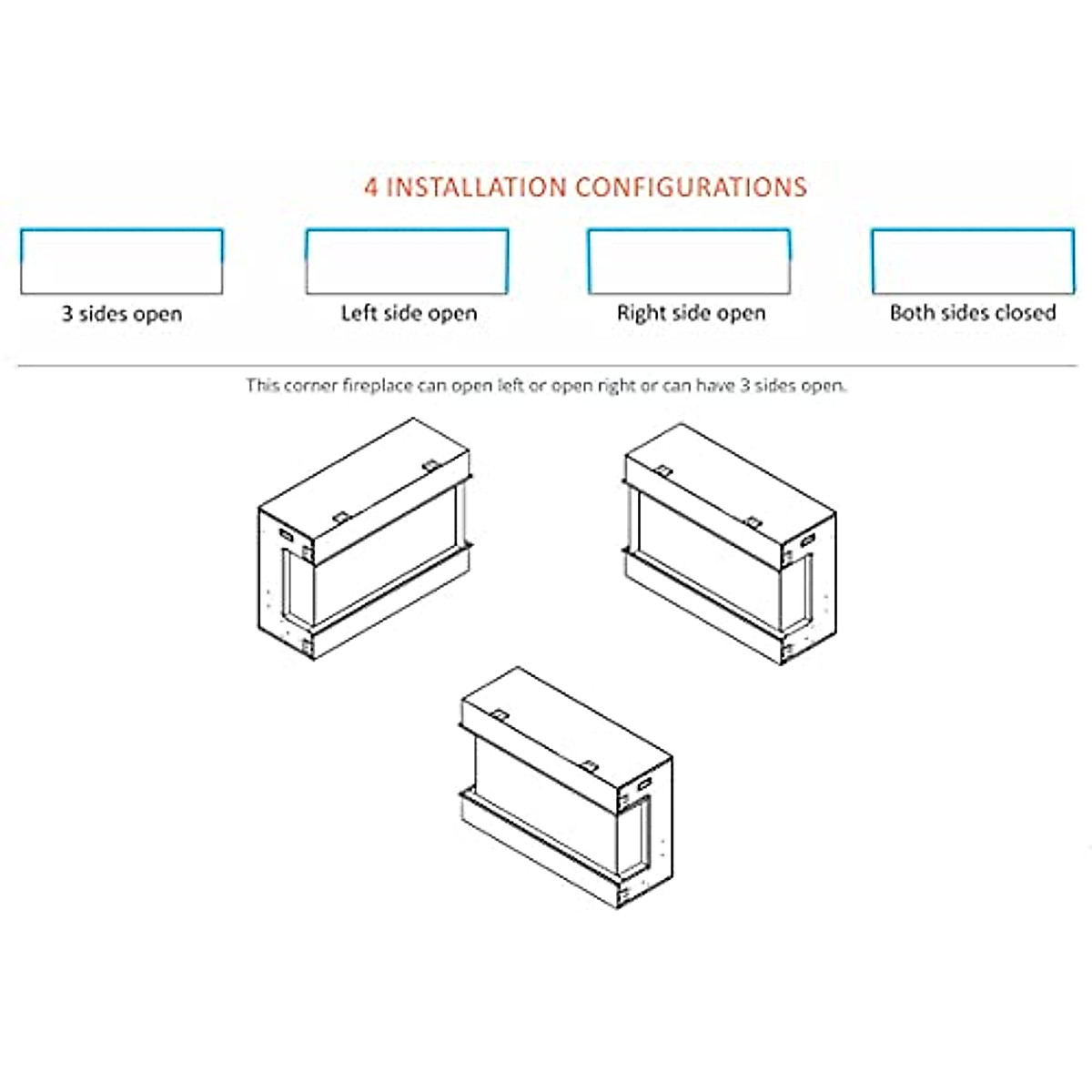 Amantii 60-TRU-View-XL Electric Fireplace