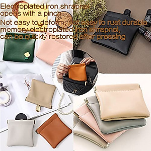 Lambskin Pocket Cosmetic Bag, Pocket Cosmetic Bag, Portable Make Up Bags for Women Waterproof Mini Multifunctional Storage Bag Makeover Bag Travel Storage, for Cosmetics, Headphones