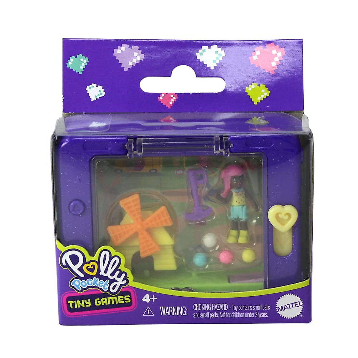 Polly Pocket Tiny Games Series 2 Mini Set 3.5"x2.5" Crazy Golf 2020 GWF60