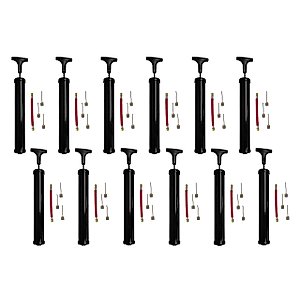 Biggz 12 Pack Ball Pumps W/Needles - Bulk Wholesale Soccer Balls & Sports