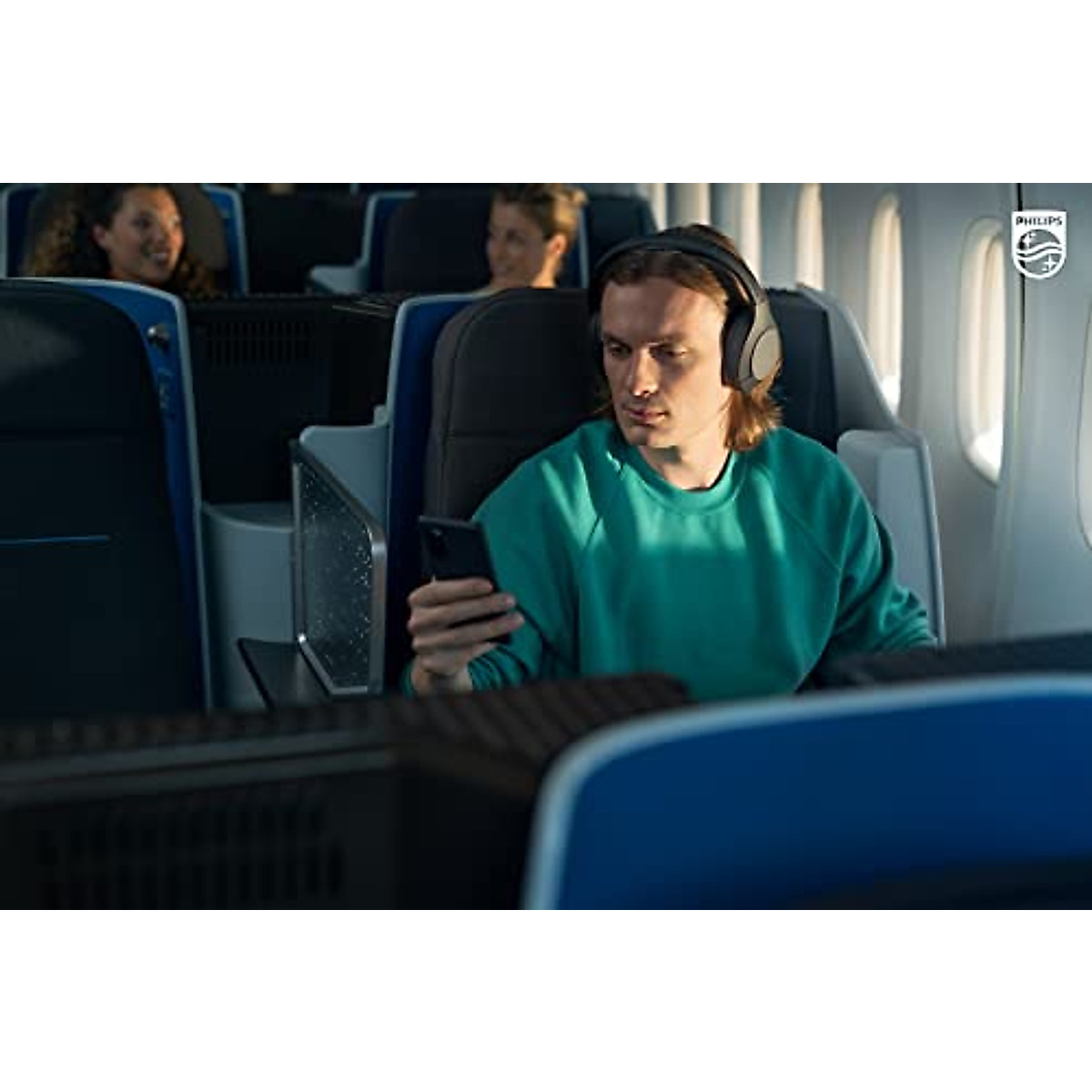 Philips H8506 Over-Ear Wireless Headphones with Noise Canceling Pro (ANC) and Multipoint Bluetooth Connection, 60 Hours Playtime, (TAH8506BK/00)