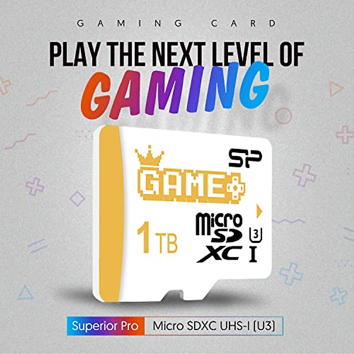 Silicon Power 1TB SDXC Micro SD Card Gaming Memory Card, Compatible with Nintendo-Switch and Steam Deck