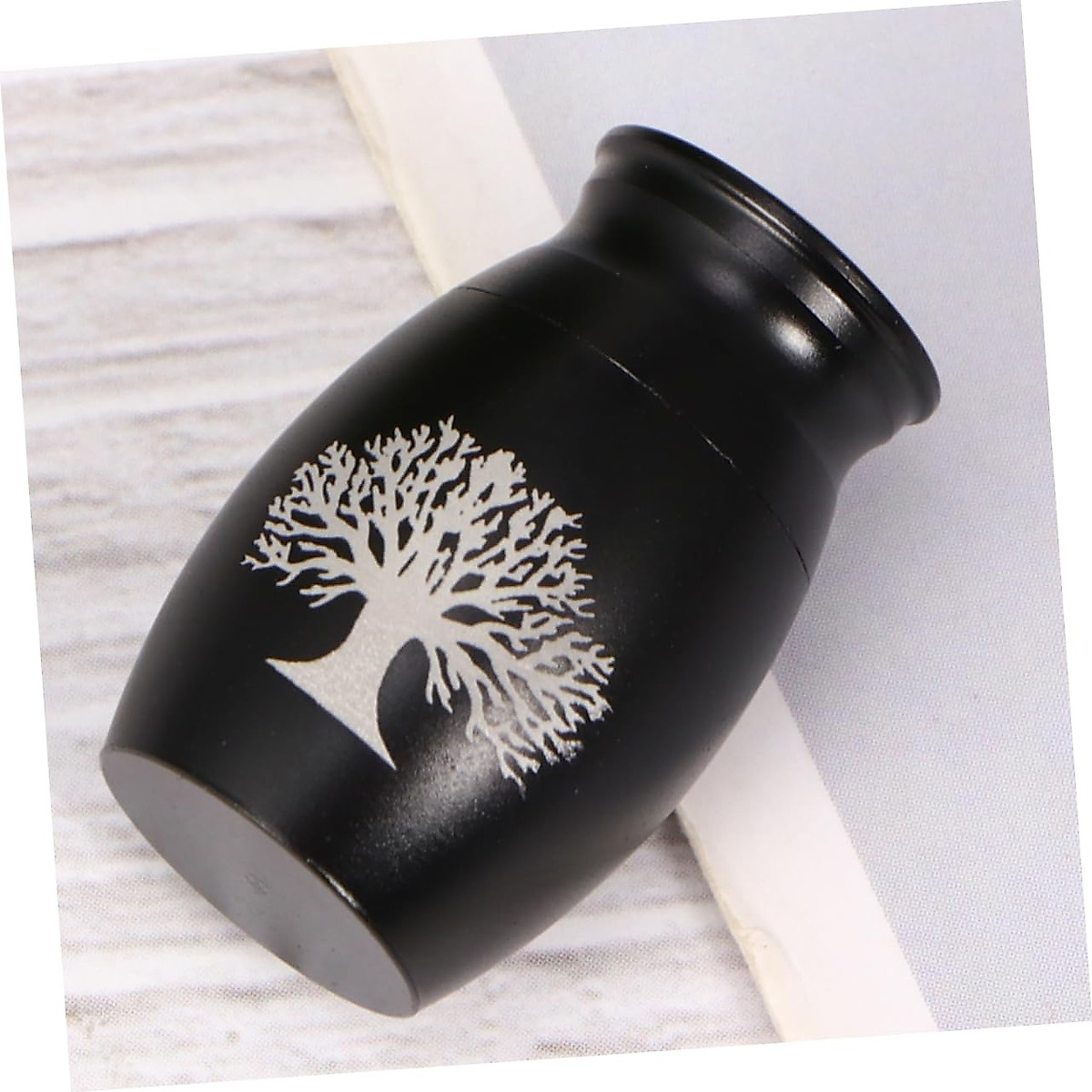 DECHOUS Stainless Steel Urn Pet Cinerary Urn Printed Cremation Urn Decent Pet Funeral Casket Commemorative Casket