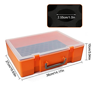 1set Model Paint Bottle Organizer Holds 84pcs 17ml Bottles Pigment Bottle Storage Suitcase Portable SN03 Miniature Paint Storage