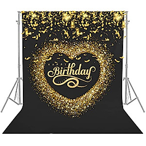 Black Backdrop，Black Photo Backdrop，Black Screen Photo backdrop10 x 10 feet Black Photo Background Polyester Fiber, Non-Reflective Edge Treatment to Prevent Tearing 4 Clips