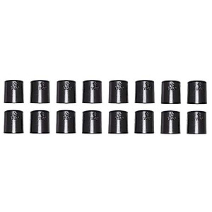 JSP Manufacturing 1" Diameter Post Wire Shelf Clips Shelving Split Sleeves Lock Metal Rack Locking Plastic Pick A Pack Wholesale Bulk 8 Pairs (16 Pack)