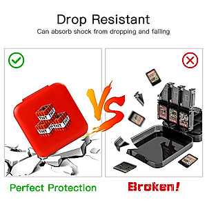 UFOPETIE 12 in 1 Games Card Case for Nintendo Switch Game Card Storage,Compatible with with Nintendo Switch Case Minecraft Theme,Game Case for Minecraft Cards,for Switch Accessories(Thumb Grip 2PCS)