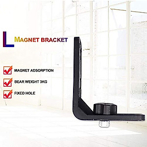 Laser Level L-shape Magnetic Bracket for Topcon, Spectra, Leica, Bosch, Hilti and Dewalt Lasers