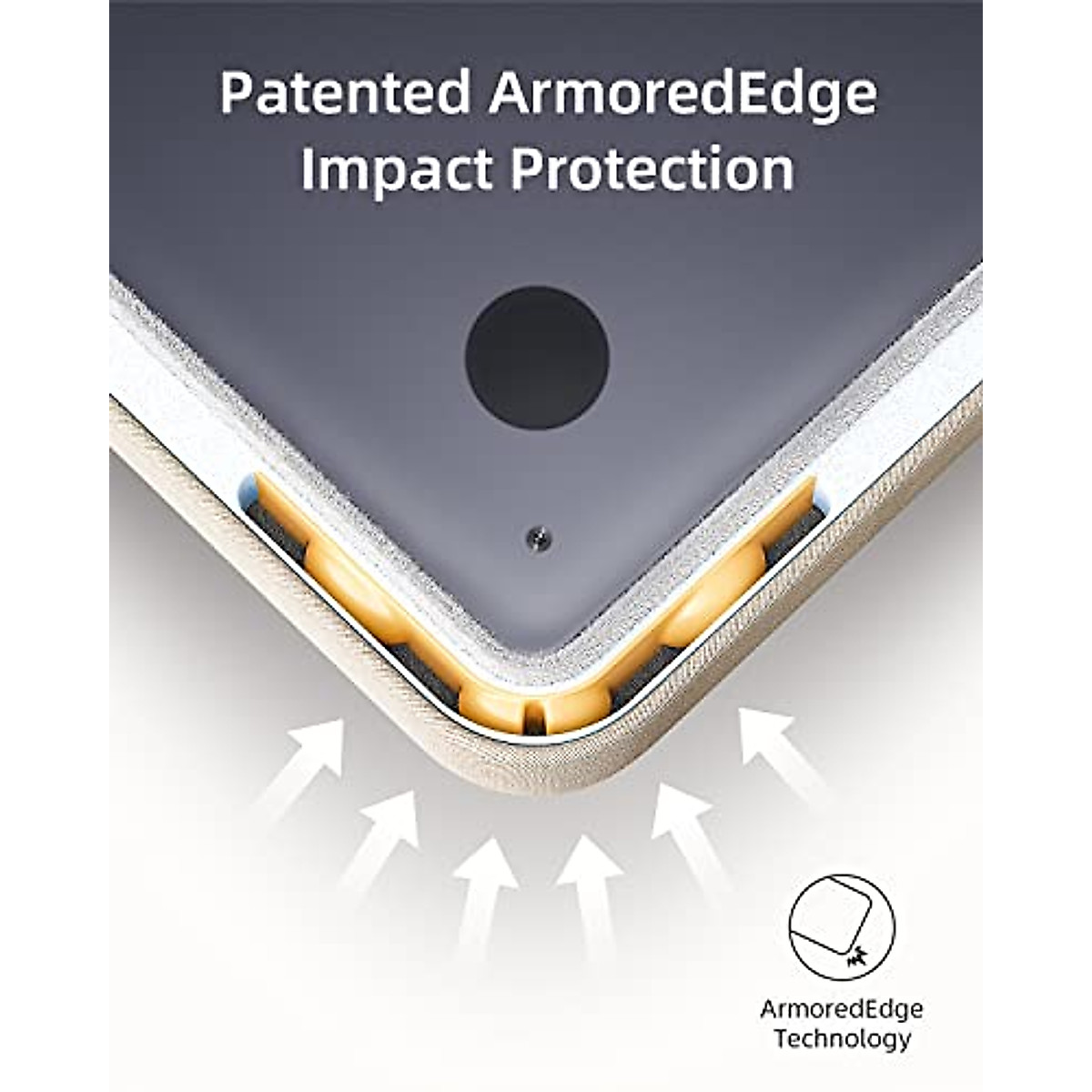 INNOSTYLE 14 Inch Laptop Sleeve Case, 360-degree Protective Laptop Sleeve with Front Pocket Shockproof Water-Resistant Carrying Bag for 14 Inch MacBook, HP, Dell, Lenovo, Asus Notebook Ultrabook