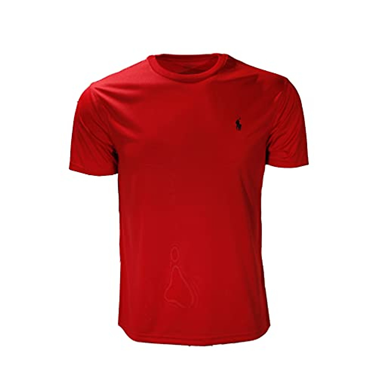 POLO RALPH LAUREN Men's Performance T-Shirt Summer 2021 (Red, XX-Large)