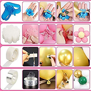 Balloons Pump Kit Electric Balloon, Portable Dual Nozzle Electric Balloon Inflator/Blower for Rose Red 110V 600W Electric Balloon Blower Pump for Party Decoration,Faster and Save Time