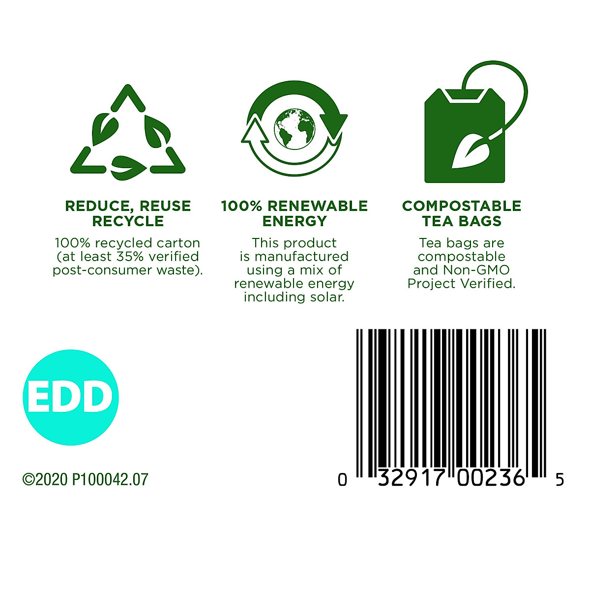 Traditional Medicinals Organic EveryDay Detox Dandelion Herbal Tea, Supports Liver & Kidney Function, (Pack of 3) - 48 Tea Bags Total