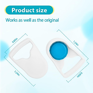 PalpitateC Magnetic Cpap Headgear Clips Compatible with Resmed AirFit AirTouch F20, F30, N10, N20 Cpap Mask Replacement Clips, for Replacement Resmed Cpap Headgear Clips Accessories 4 Pairs