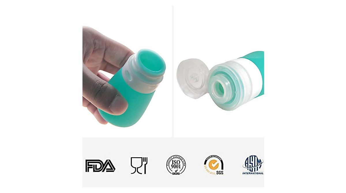 YINGGG Portable Salad Dressing Bottles – Leakproof & Reusable (Set of 4)