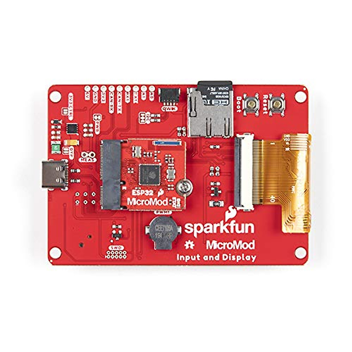 SparkFun MicroMod ESP32 Processor - Modular Interface Ecosystem That Connects ESP32 microcontroller/Processor Board to Various/Carrier Board peripherals