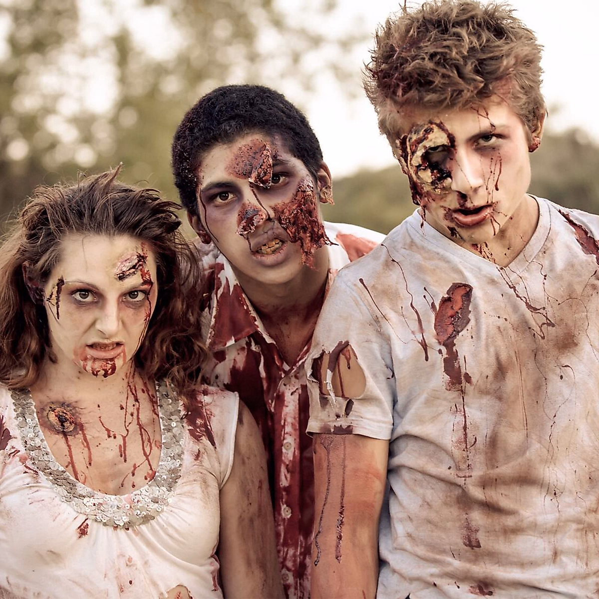 BOBISUKA Clear Liquid Latex, Halloween Costume, Zombie Makeup, SFX Special Effect Make Up for Face and Body, 4.92 FL.OZ