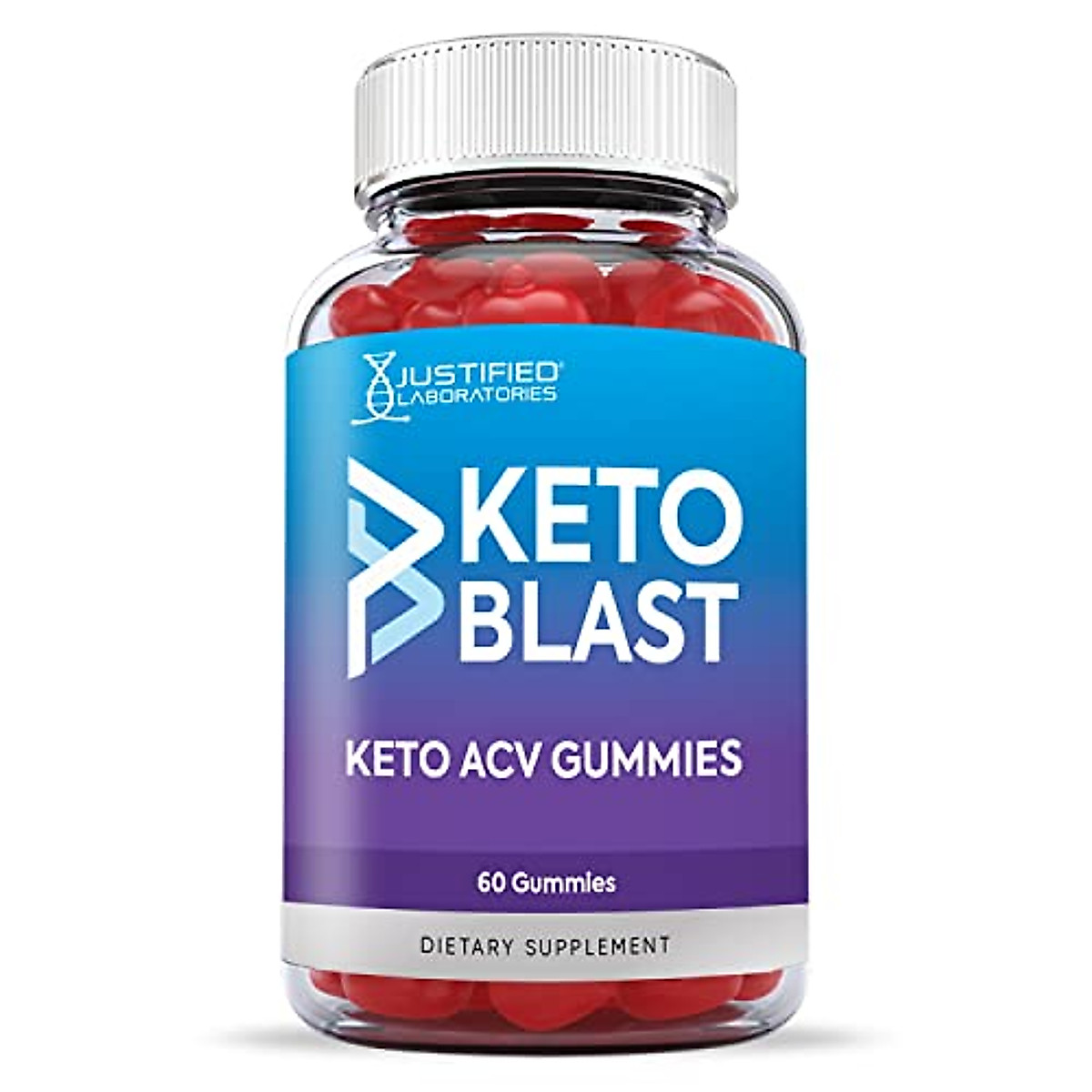 Justified Laboratories (2 Pack) Keto Blast Gummies 1000MG ACV with Pomegranate Juice Beet Root B12 120 Gummys
