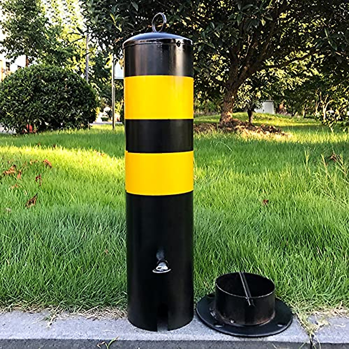 Security Parking Posts,Car Parking Space Lock,Heavy Duty Metal s for Safe Lane Parking and Parking Interceptors