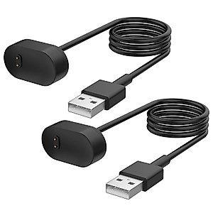[2 Pack] Charger Cable for Fitbit Inspire HR, for Fitbit Inspire and for Fitbit Ace 2 Smartwatch, Replacement USB Charging Cord Accessories for Fitbit Inspire HR/for Fitbit Inspire (3.3 ft)
