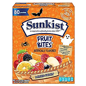 Eva's Gift Universe Basket Filler Fruit Snacks, Mixed, Bulk Pack,0.8 oz Individual Single Serve Bags,80 Pouches (1 Pack)