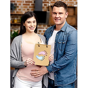 Esweny 40 Sheets Baby Shower Advice Cards Baby Prediction Cards for Baby shower Reveal Games, Baby Shower Guest Book Boy or Girl Advice and Wishes Cards