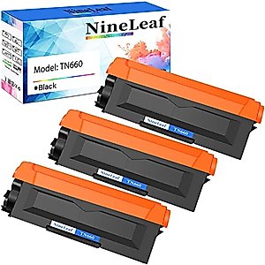 NineLeaf (2,600 Pages per Compatible Toner Cartridge Replacement for Brother TN660 TN-660 TN630 to use in HL-L2360DW L2340DW MFC-L2720DW L2700DW L2685DW DCP-L2540DW L2520DW Printer (3 Pack Black)