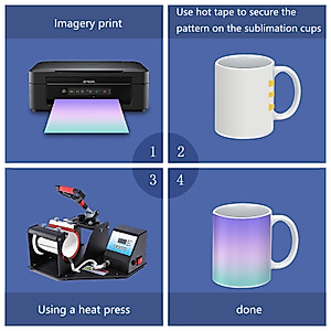 Miucoguier Sublimation Mugs 12 oz - Set of 12 Bulk Sublimation Mugs Blank Tazas Para Sublimacion White Ceramic Cups White Coated Ceramic Mug for Coffee Soup Tea Milk Latte Hot Cocoa