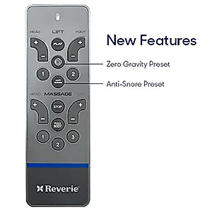 RC WM 101 Adjustable Bed Replacement Remote Advanced Ergo