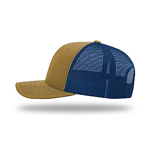The Hat Pros | Richardson 112 Structured Classic Trucker Snapback (Heather Grey/Navy)