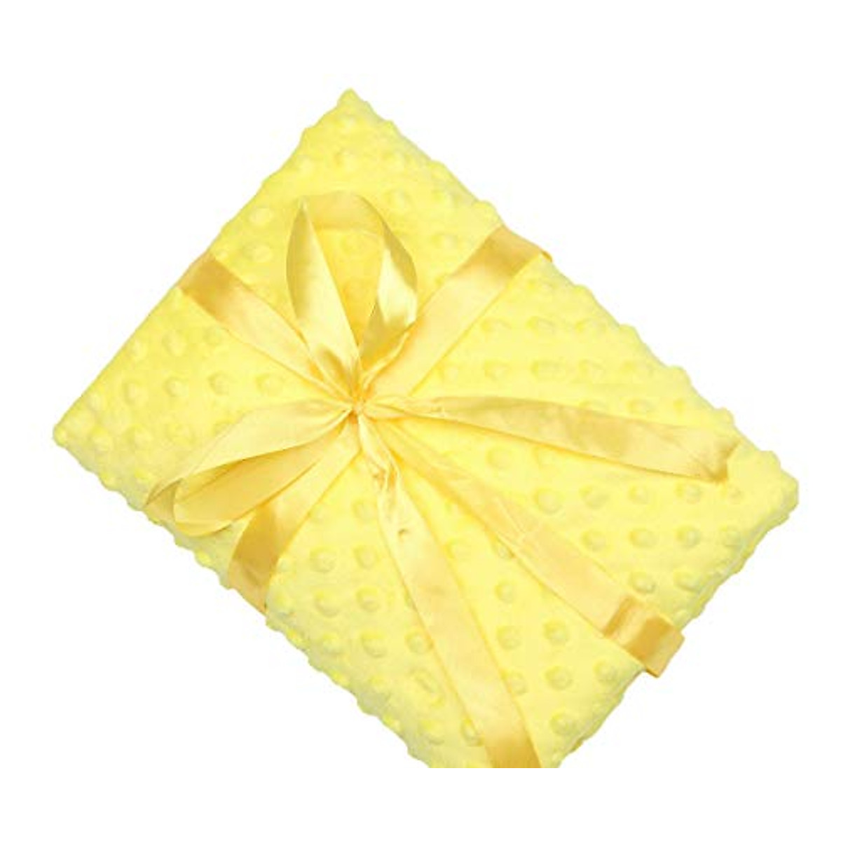 Annlaite Unisex Children's Baby Quilt Soft Baby Blanket Minky Dot- Sherpa Fleece Baby Blanket 30 by 40 Inch Pink