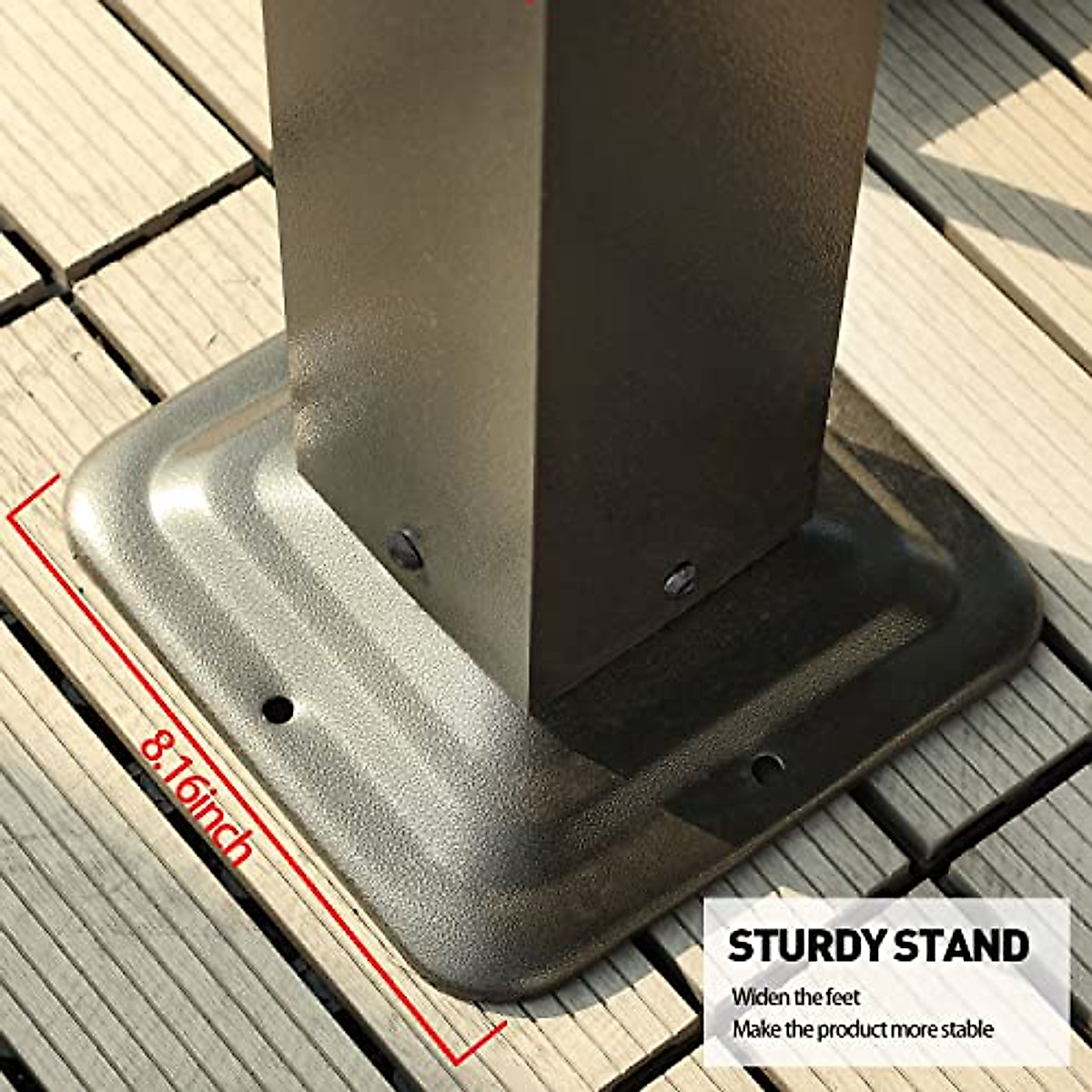 BPS Hardtop Gazebo Outdoor Tent Shelter Canopy 10' X 12' with Netting for Patio, Garden, Yard and Party