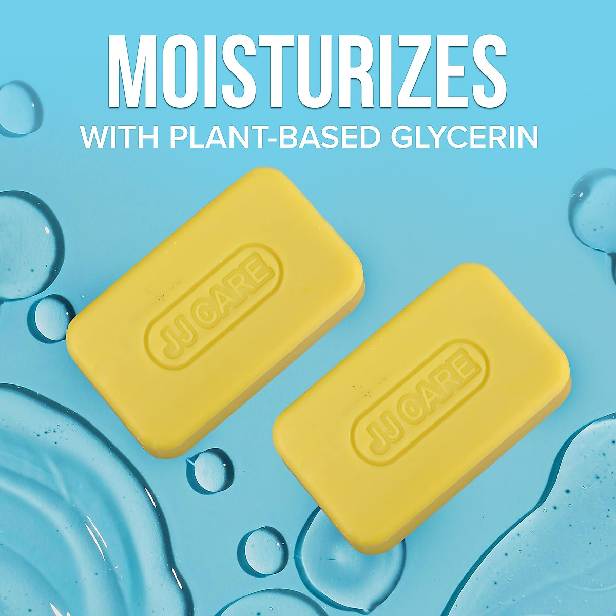 JJ CARE Zinc Soap - Pack of 2 Medicated 2% Zinc Pyrithione Soap For Daily Use, Individually wrapped 4 oz. Zinc Bar Soap with Aloe Vera for Dandruff & Seborrheic Dermatitis