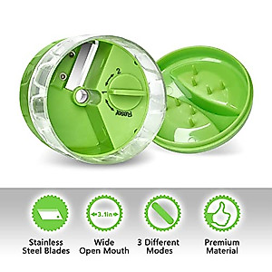 Handheld Spiralizer 3 in 1 Vegetable Slicer, Veggie Spiral Cutter Zucchini Spaghetti Maker Adjustable Spiral Slicer for Low Carb Vegan Meals