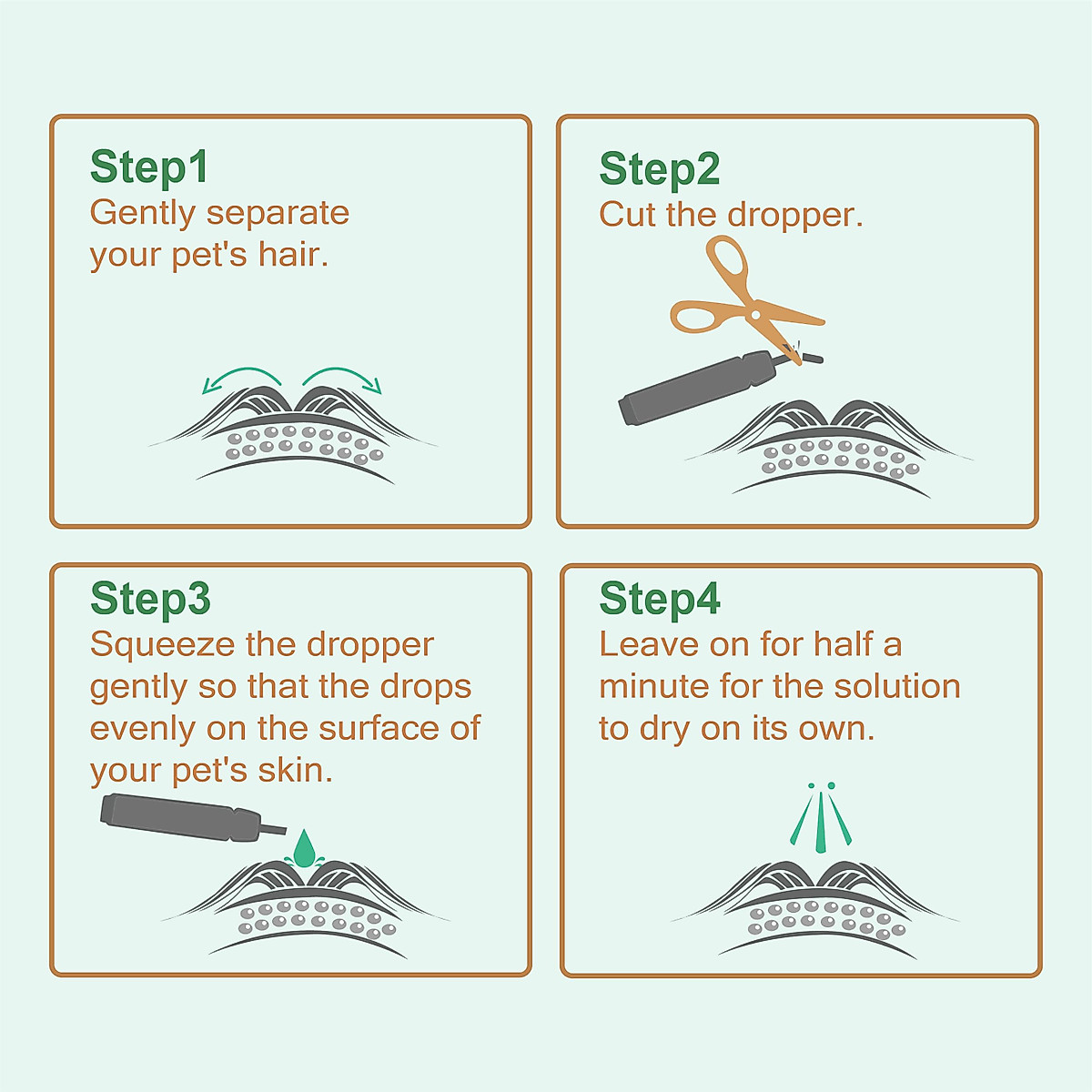 Advanllent Flea and Tick Prevention for Dogs, Flea and Tick Treatment for Extra Large Dog, Natural Essential Oil, Flea & Tick Control, 89-132 Pounds, 3 Doses