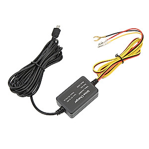 Cam Hardwire Kit, USB Cable Hardwire, Car Dashcam Hardwire, USB Adapter Overheating Protection for Mirror Cam GPS Navigator Radar Detector (MICRO)