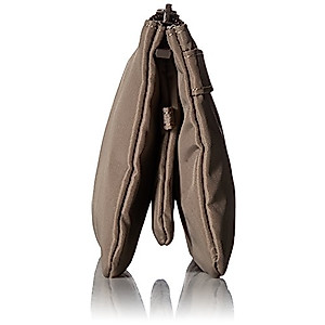 Follis Franc L Wristlet Wallet, RFID Blocking and Coin Pocket, Large, Womens, Sepia/Brown