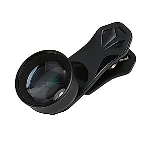 Phone Camera Lens, 2X HD Clip on Cell Phone Lens with Storage Bag and Wiping Cloth, Portable Smartphones Lens for Photography